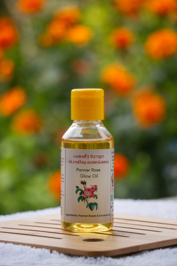 Panner Rose Glow Oil (100ml) - senkanthalmalaragam.com